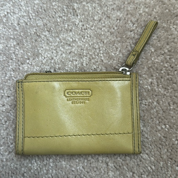 Coach | Accessories | Coach Leather Change Purse | Poshmark